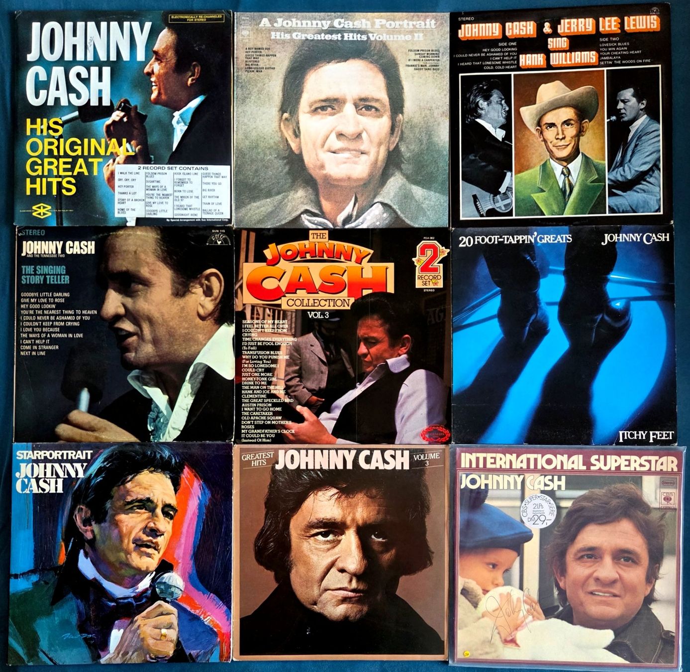 Johnny Cash - 9 LPs - s. Bild (Gebraucht) in Reinach BL für CHF 30 ...