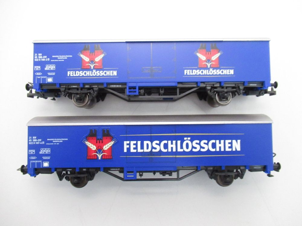 Piko 57788 + 96085A SBB Bierwagen "FELDSCHLÖSSCHEN" DC H0 (Gebraucht ...