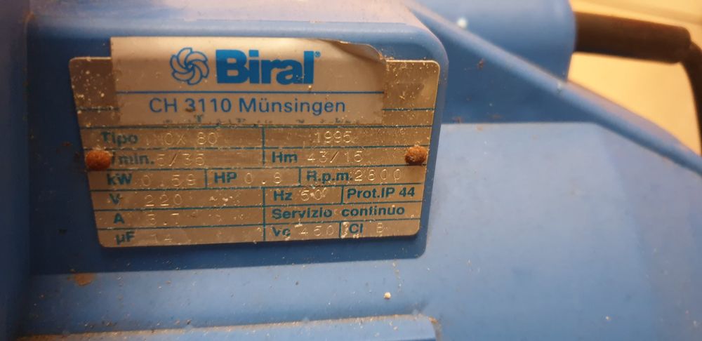 Biral Pumpe (Gebraucht) in Thun für CHF 90 – nur Abholung auf Ricardo ...