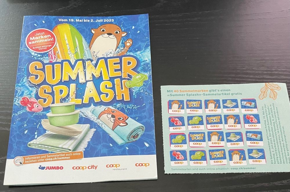 Coop Summer Splash Trophy - 40 Sammelmarken, ab CHF 1.00 | Kaufen auf ...