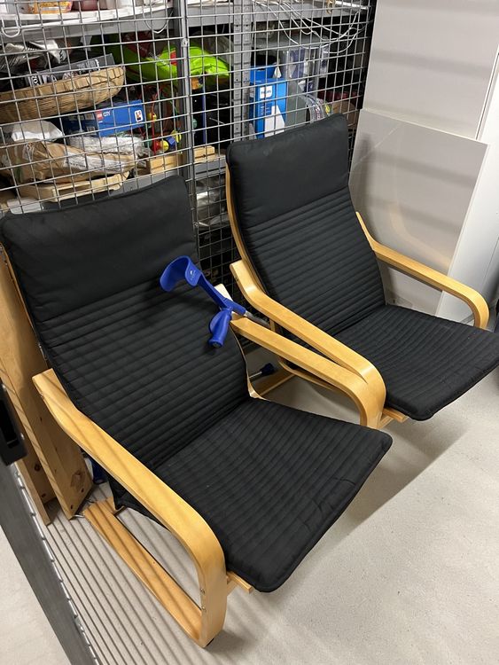 2 IKEA Stühle mit Hocker (Gebraucht) in Winterthur für CHF 32 – nur Abholung auf Ricardo kaufen