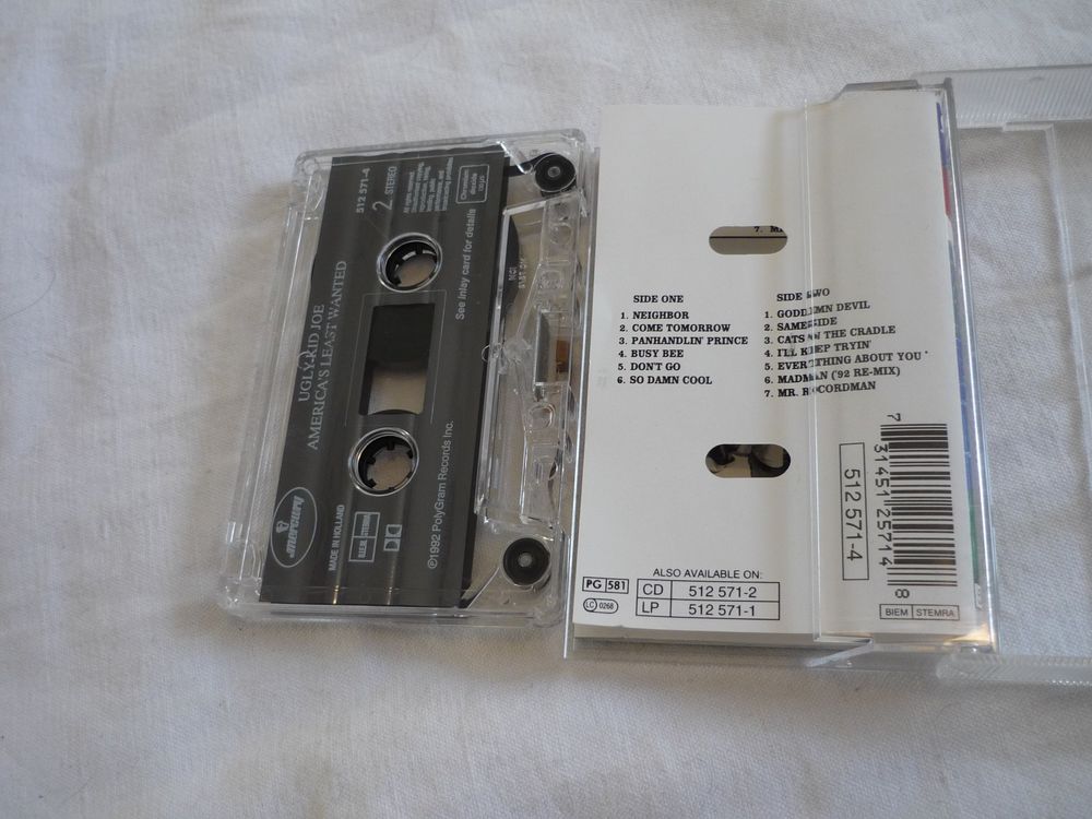 Musikkassette - Ugly Kid Joe - 70s 80er Rock Metal (Gebraucht) in ...