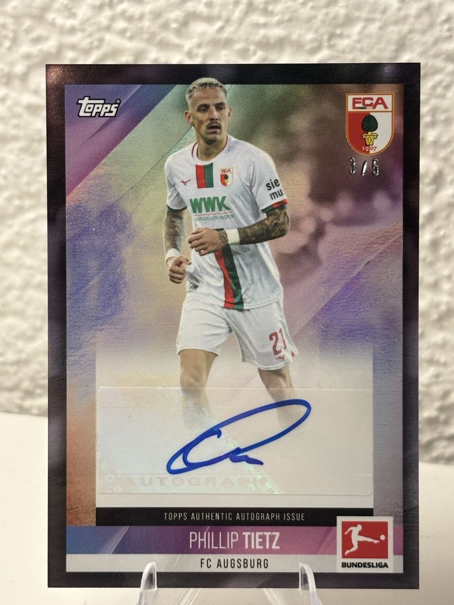 Phillip Tietz Auto /5, Topps Bundesliga Stars of the Season (Neu ...