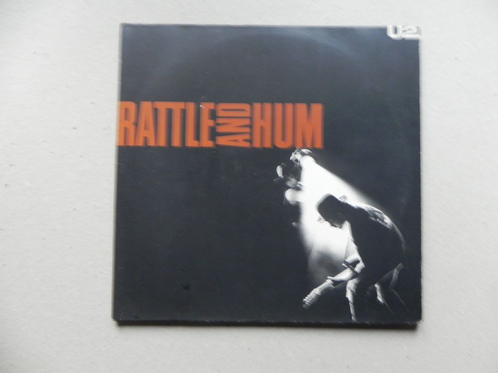 Doppel LP Irland Rockband U2 mit Bono 1988 Rattle and Hum (Gebraucht ...