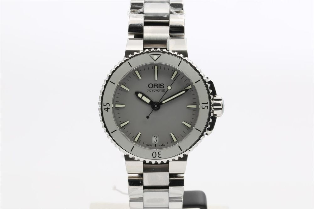 Oris Aquis Date Medium Grey ungetragen | Kaufen auf Ricardo