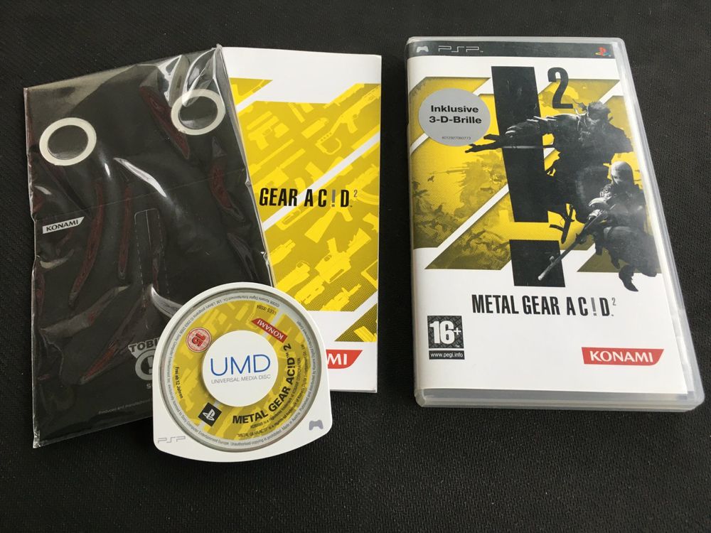 Metal Gear Acid 2 inkl. 3D Brille für PSP (Gebraucht) in St.Gallen für ...