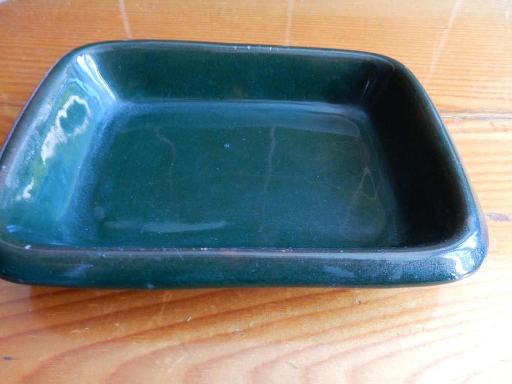 alte grüne Keramik Butterplatte Vallauris Vintage (Gebraucht) in Jona für CHF 2 – mit Lieferung ...