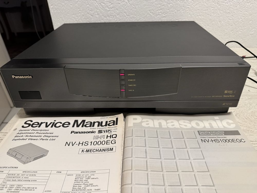 Panasonic nv-hs1000 S-vhs recorder | Kaufen auf Ricardo