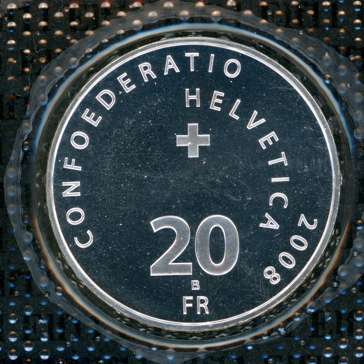 CHF__20.00 2008 100 Jahre Eishockey stgl 20 Franken | Kaufen auf Ricardo