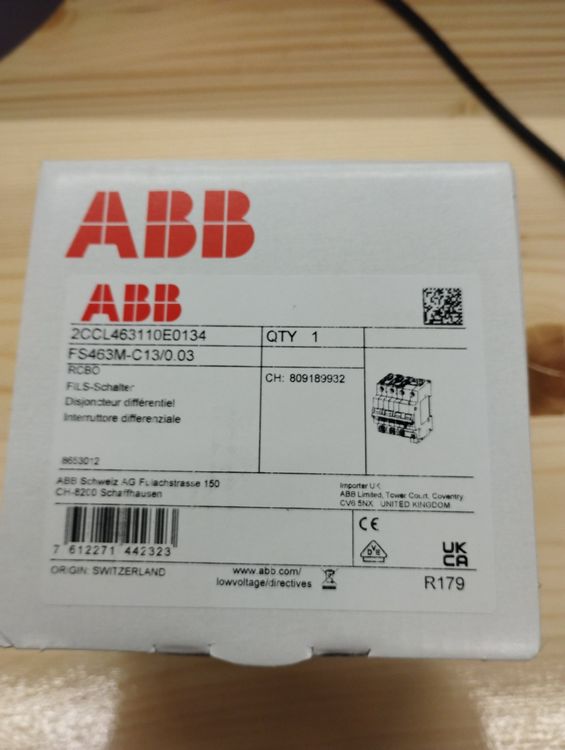 ABB Smissline Classic FILS 4P C13, 30mA 10kA | Kaufen auf Ricardo