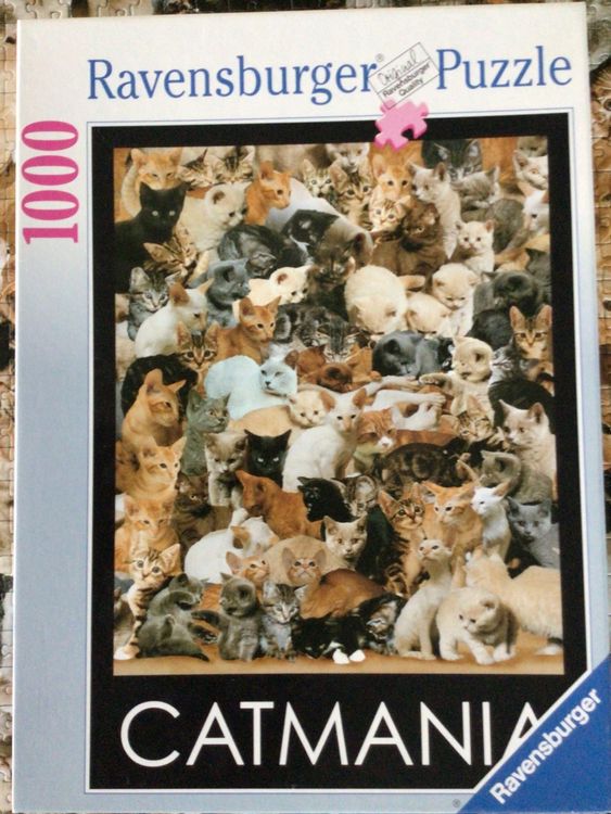 Puzzle Catmania 1000 Teile (Gebraucht) in Wagen für CHF 8 – mit ...