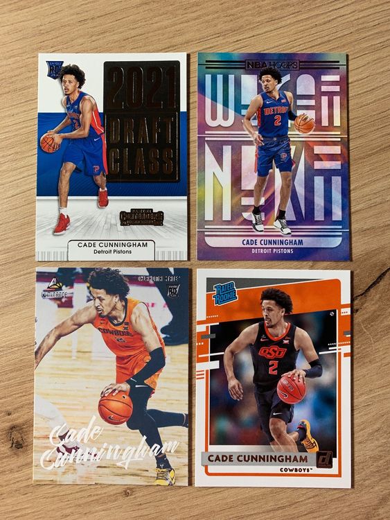 NBA Cade Cunningham RC Lot 4 Cards Draft Class 2021 🔥 (Gebraucht) in ...