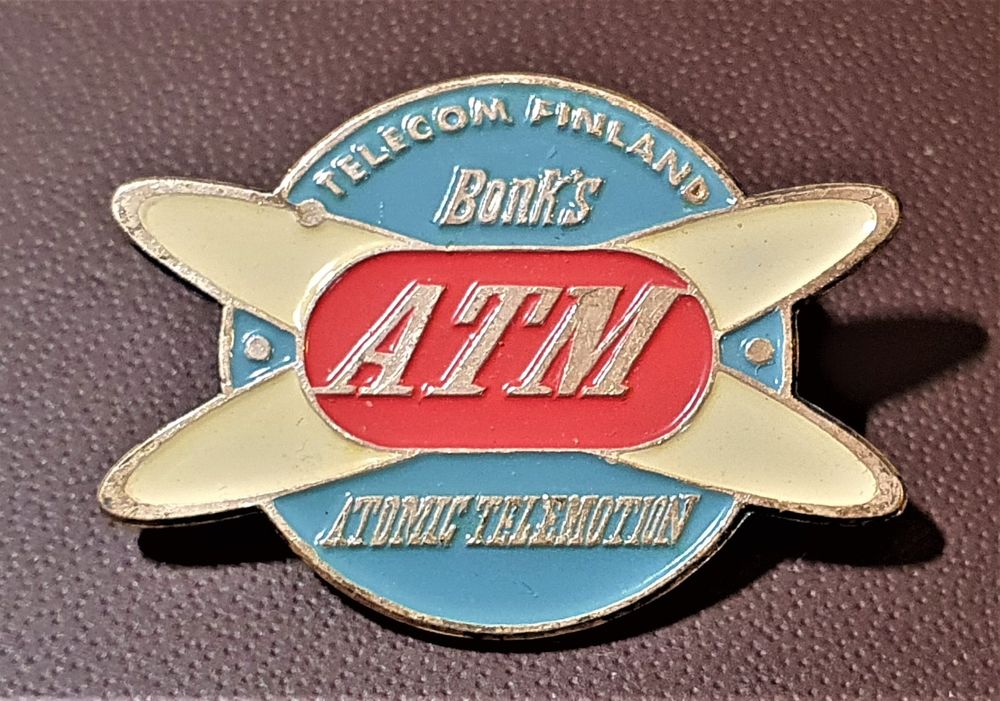 Q169 - Pin ATM Telecom Finnland Bonk's Atomic Telemotion (Gebraucht) in ...