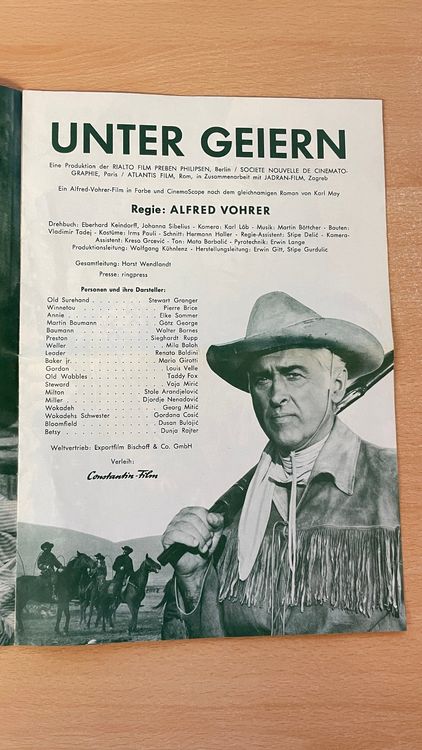Illustrierter Film Kurier - Winnetou - unter Geiern - Nr. 21 (Gebraucht) in Glattfelden für CHF ...