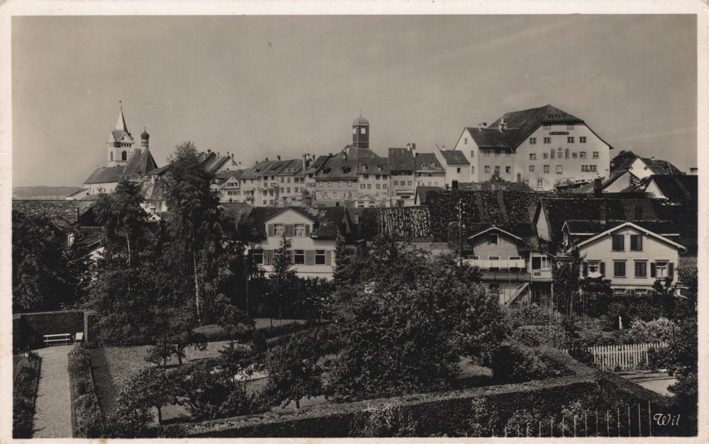 Wil, Ansicht von Osten Richtung Altstadt (Gebraucht) in Bronschhofen für CHF 10 – mit Lieferung ...