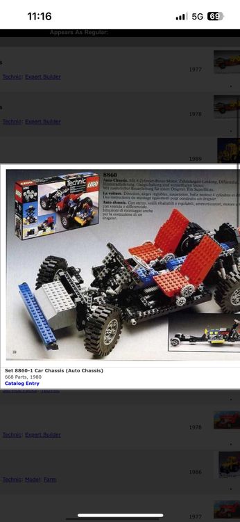 Lego Technic 8860 (Gebraucht) in Walzenhausen für CHF 15 – mit ...