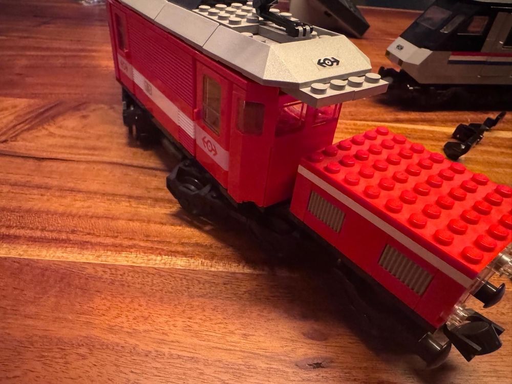 LEGO 4551 Eisenbahn Zug rot Vintage Rarität für Sammler! (Gebraucht) in ...