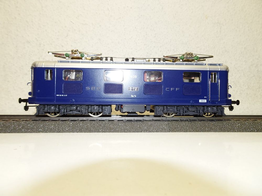 HAG Lokomotive SBB 409 Re 4/4 l blau HO Nr. 232 (B1) (Neu (gemäss Beschreibung)) in Luzern für ...