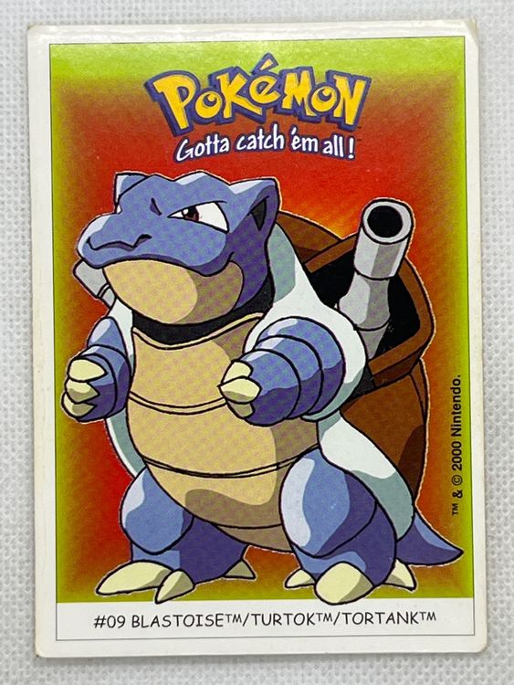 Pokémon Sticker Nr. 09 - Blastoise (Gebraucht) in Hinterkappelen für ...