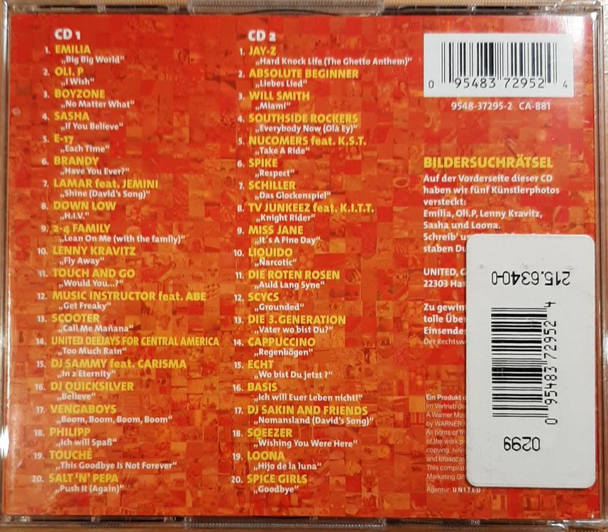 Bravo Hits 24, Doppel CD, Hit Compilation 1999, Sampler (Gebraucht) in ...