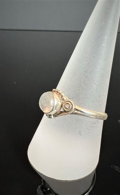 ALT RING 925 SILBER EDELSTEIN MONDSTEIN | Kaufen auf Ricardo