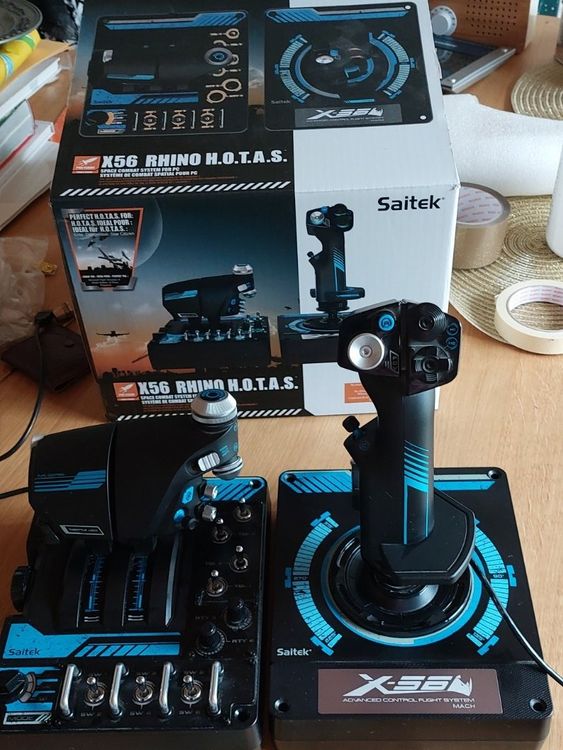 Flugsimulator X56 RHNO Saitek (Gebraucht) in Ried-Brig für CHF 71 – mit ...