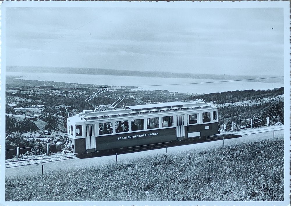 AK-Bahn St.Gallen-Speier-Trogen, Blick zum Bodensee (Gebraucht) in ...