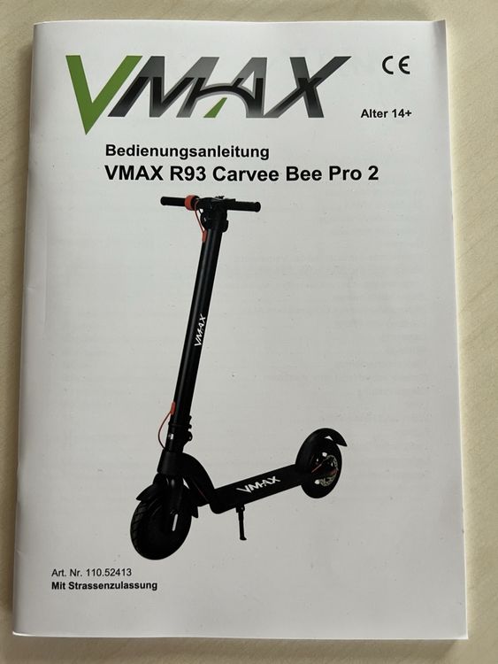 VMAX R93 Carvee Bee Pro 2 (Gebraucht) in Vordemwald für CHF 160 – nur ...