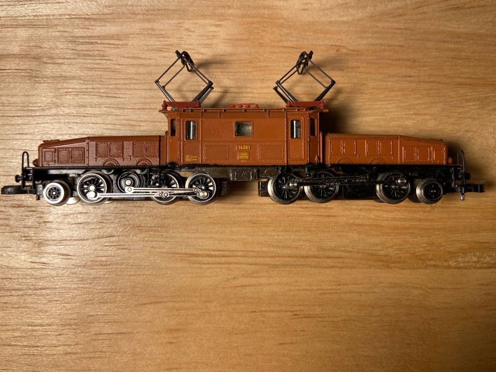 Märklin 8852 mini-club Krokodil Be 6/8 Braun (Neu (gemäss Beschreibung ...