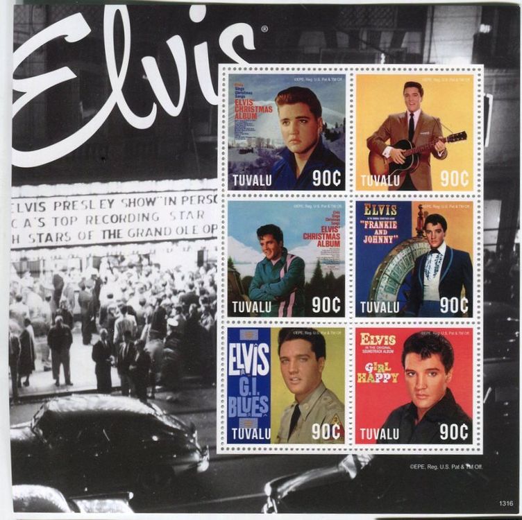 Block "Elvis Presley". Tuvalu (Neu und originalverpackt) in Basel für ...