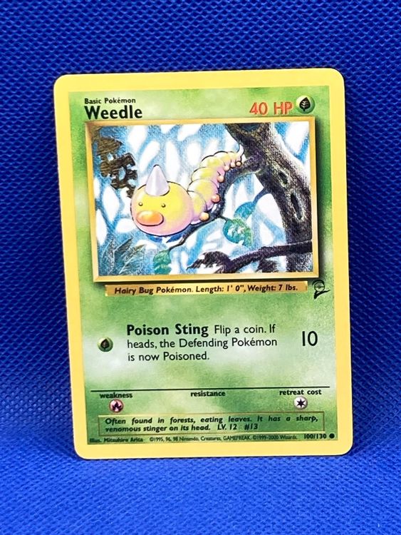 Pokemon BASE SET 2 / Weedle 100 / 130 EN - (EX) (D'occasion) à Baar ...