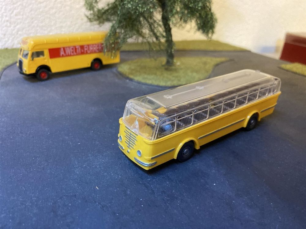 Büssing Trambus gelb Chassis anthrazit | Kaufen auf Ricardo