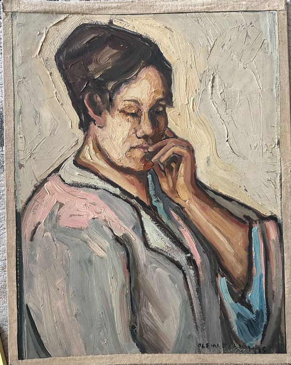 Ole Hans Olsen (1869-1922) Gemälde von eine Dame (Gebraucht) in Root für CHF 89 – mit Lieferung ...