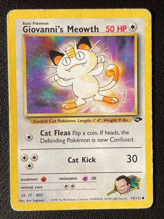Giovanni´s Meowth 74/132 Pokémon Gym Challenge | Kaufen auf Ricardo