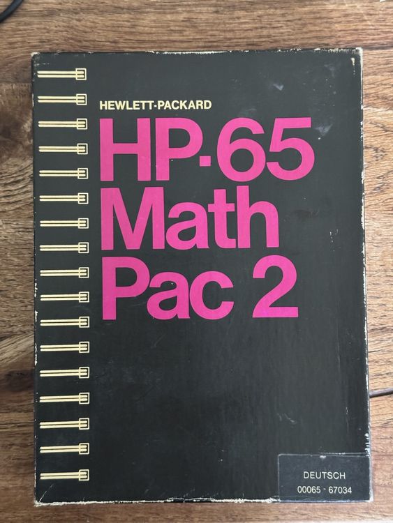 Calculatrice HP-65 math pack 2 Hewlett Packard | Kaufen auf Ricardo