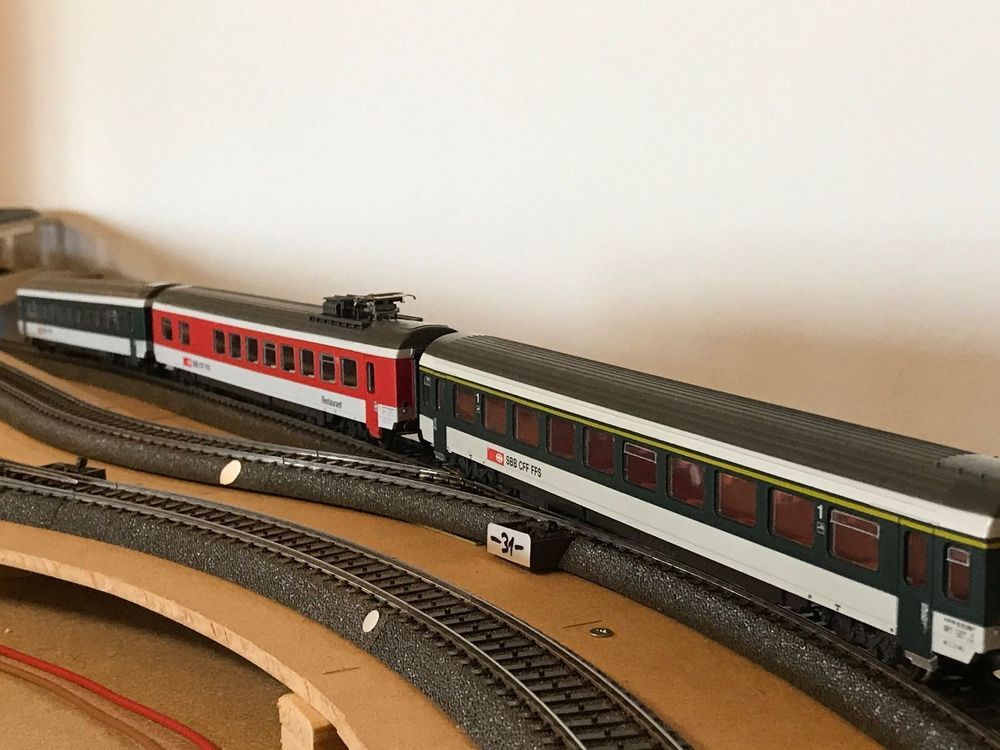 Roco SBB Schnellzugwagen-Set EW IV, DC (Gebraucht) in Grosshöchstetten für CHF 69 – mit ...