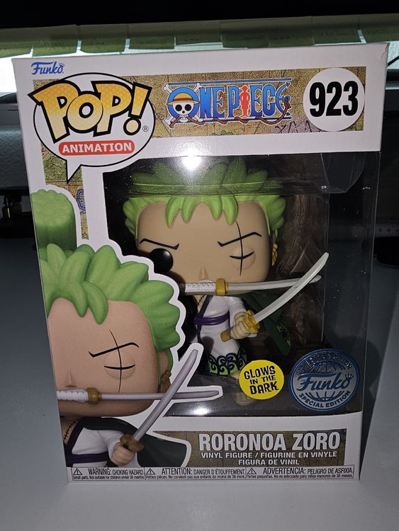 Funko Pop ! One Piece Roronoa Zoro 923 GITD spécial édition | Kaufen ...