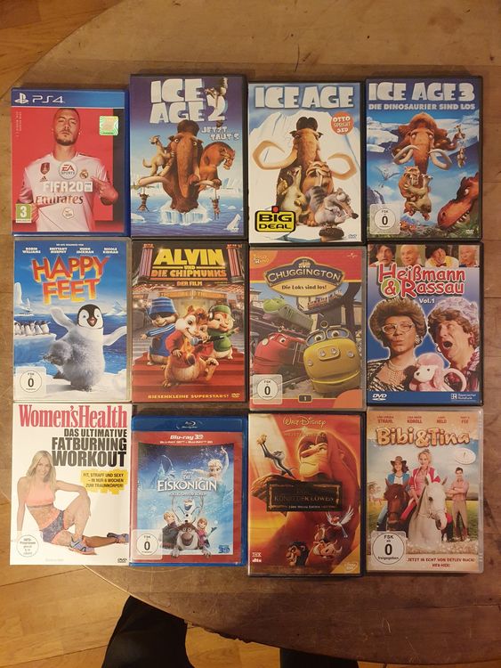 12 Stk Kinder DVDs FSK 0 Adventure (Gebraucht) in Zürich für CHF 4 ...