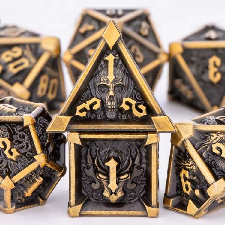 Dungeons and Dragons d&d dnd metal Würfel (Neu (gemäss Beschreibung ...