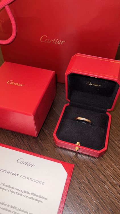 Cartier Ring Pt 950 | Kaufen auf Ricardo