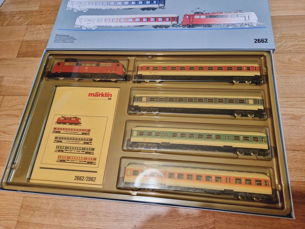 Märklin 2662 Set E-Lok DB H0 OVP NEU (Neu und originalverpackt) in St ...