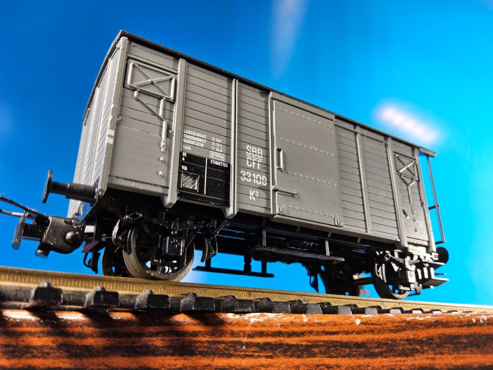 Liliput 247 56 __ SBB gedeckter Güterwagen _ Spur H0 | Kaufen auf Ricardo