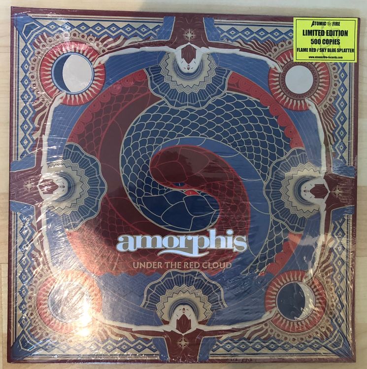 Amorphis Under The Red Cloud Red Blue Splatter Vinyl Ltd 500 (Neu und originalverpackt) in ...