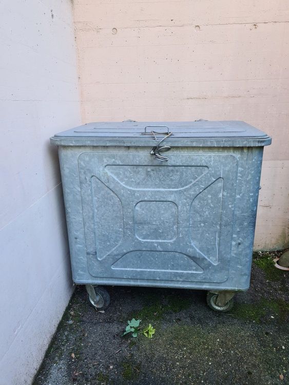 Container à déchets 800l acier / Abfallcontainer 800l Stahl | Kaufen ...