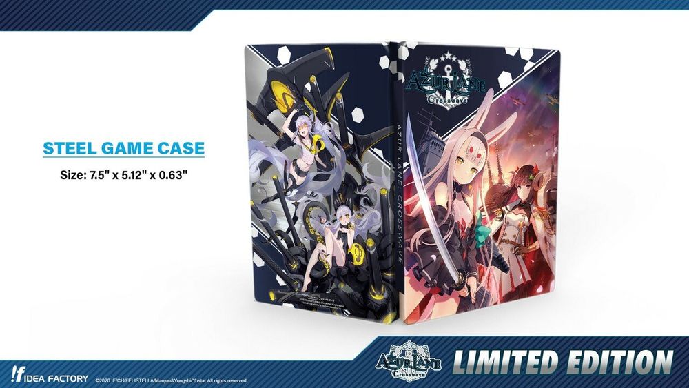 Azur Lane Crosswave - Steelbook - PlayStation 4 (NO GAME) (Neuf avec ...