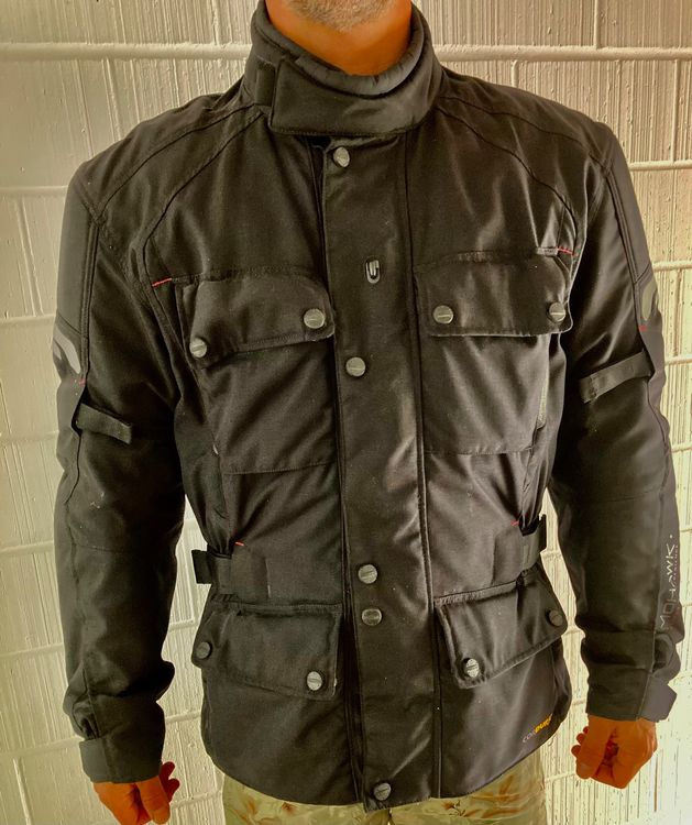 Mohawk Motorradjacke schwarz (Textil) | Kaufen auf Ricardo