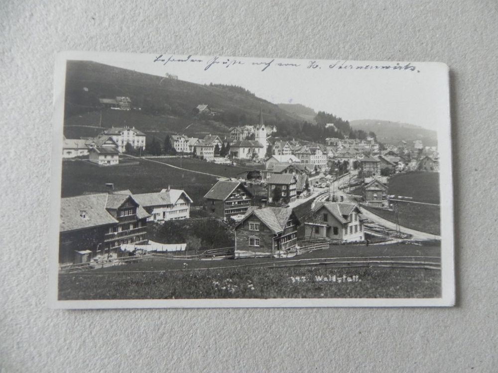 Echtphoto Karte Waldstatt Appenzell 1917 (Gebraucht) in Siebnen für CHF 21.15 – mit Lieferung ...