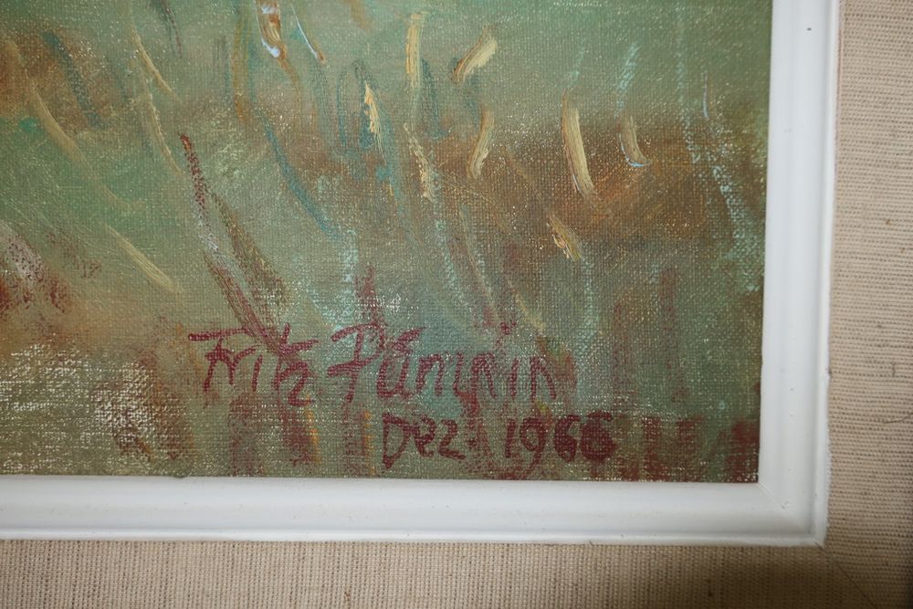 Bild, Oel auf Leinwand, Fritz Pümpin, signiert, rar, ab 1 Fr (Gebraucht) in Pfeffikon LU für CHF ...