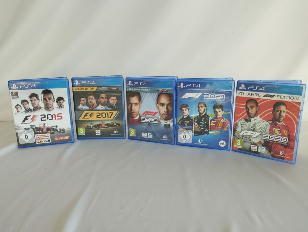 PS4 Games Formula 1 (5er-Set) | Kaufen auf Ricardo