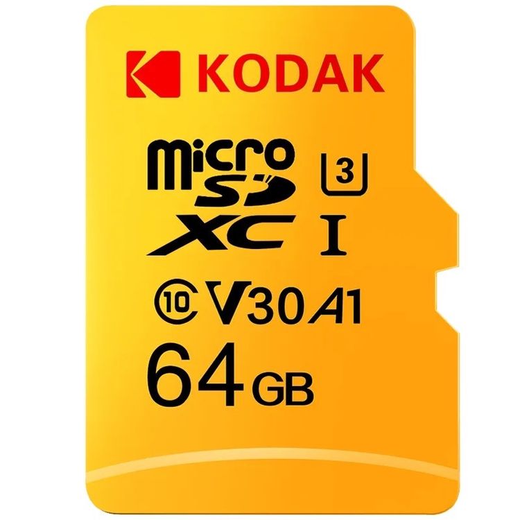 3 mal Original Kodak 64GB Micro SD Card (Neu und originalverpackt) in ...